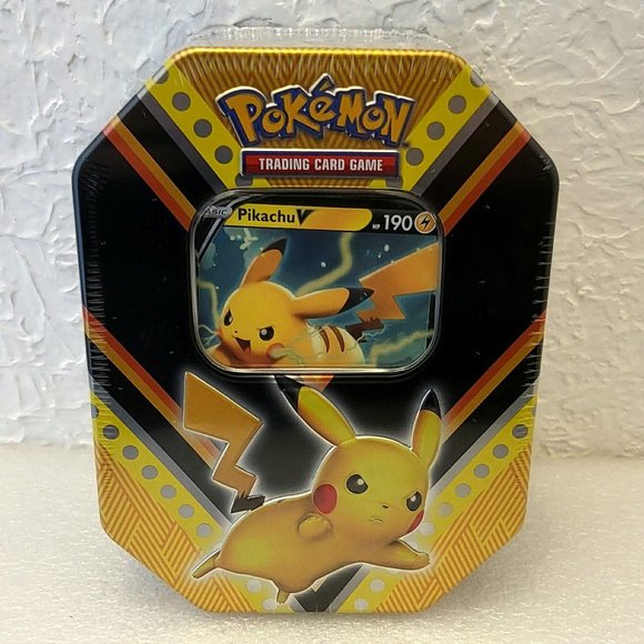 Pokemon | Toys | Pokemon Trading Card Game Pikachu V Powers Tin | Poshmark